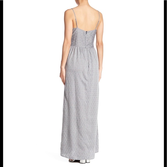 Paper Crown | Dresses | Paper Crown Douro Row Dotted Metallic Maxi ...